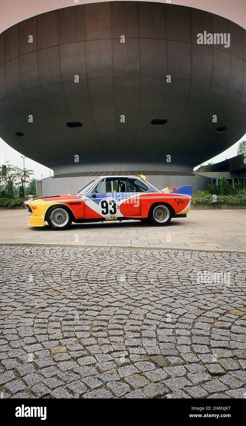 1975 BMW 3.0 CSL painted by Alexander Calder part of the BMW Art cars ...