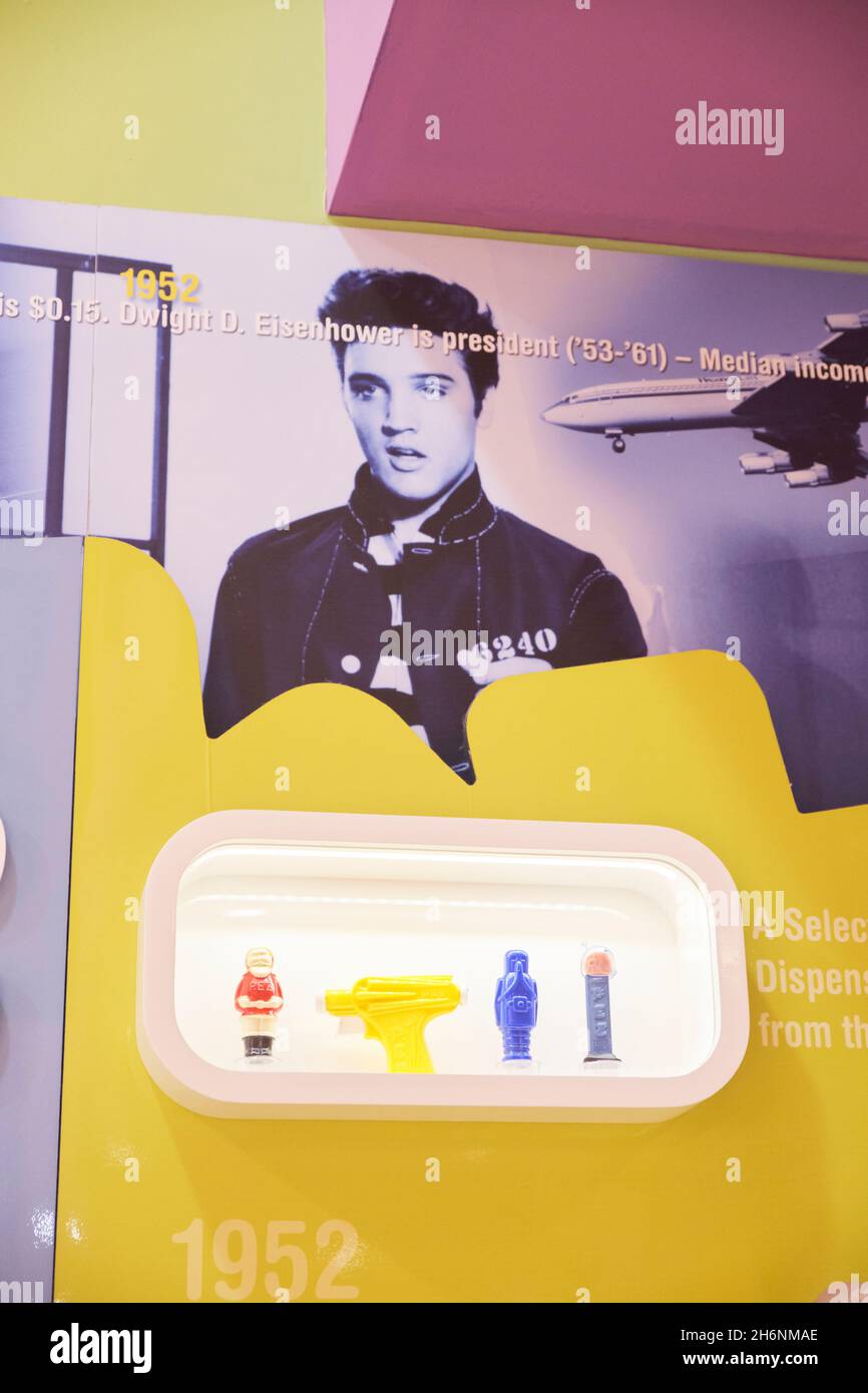 The history, timeline of Pez dispenser development with a picture of ...