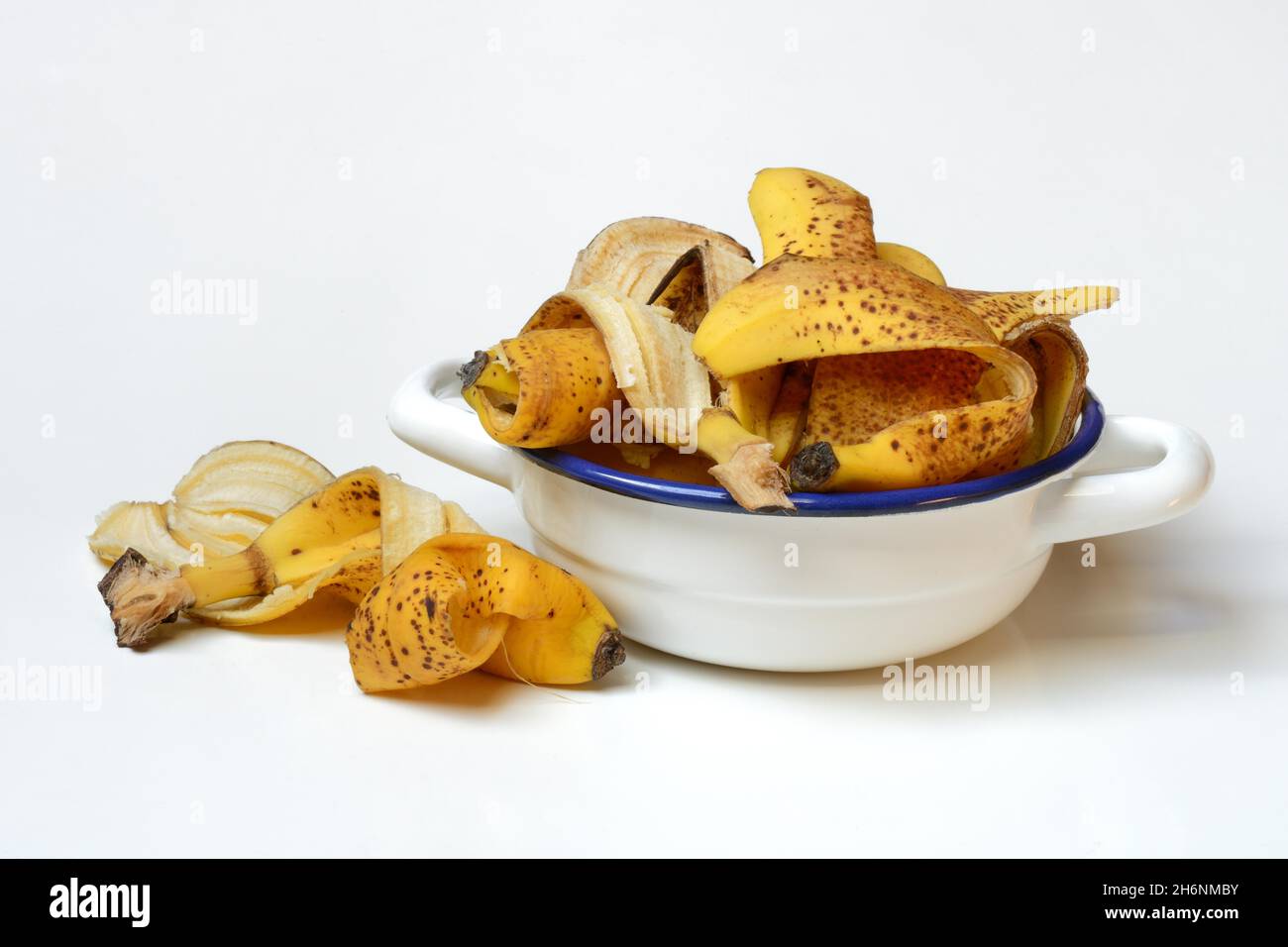 Banana peel in peel, banana, compost Stock Photo - Alamy