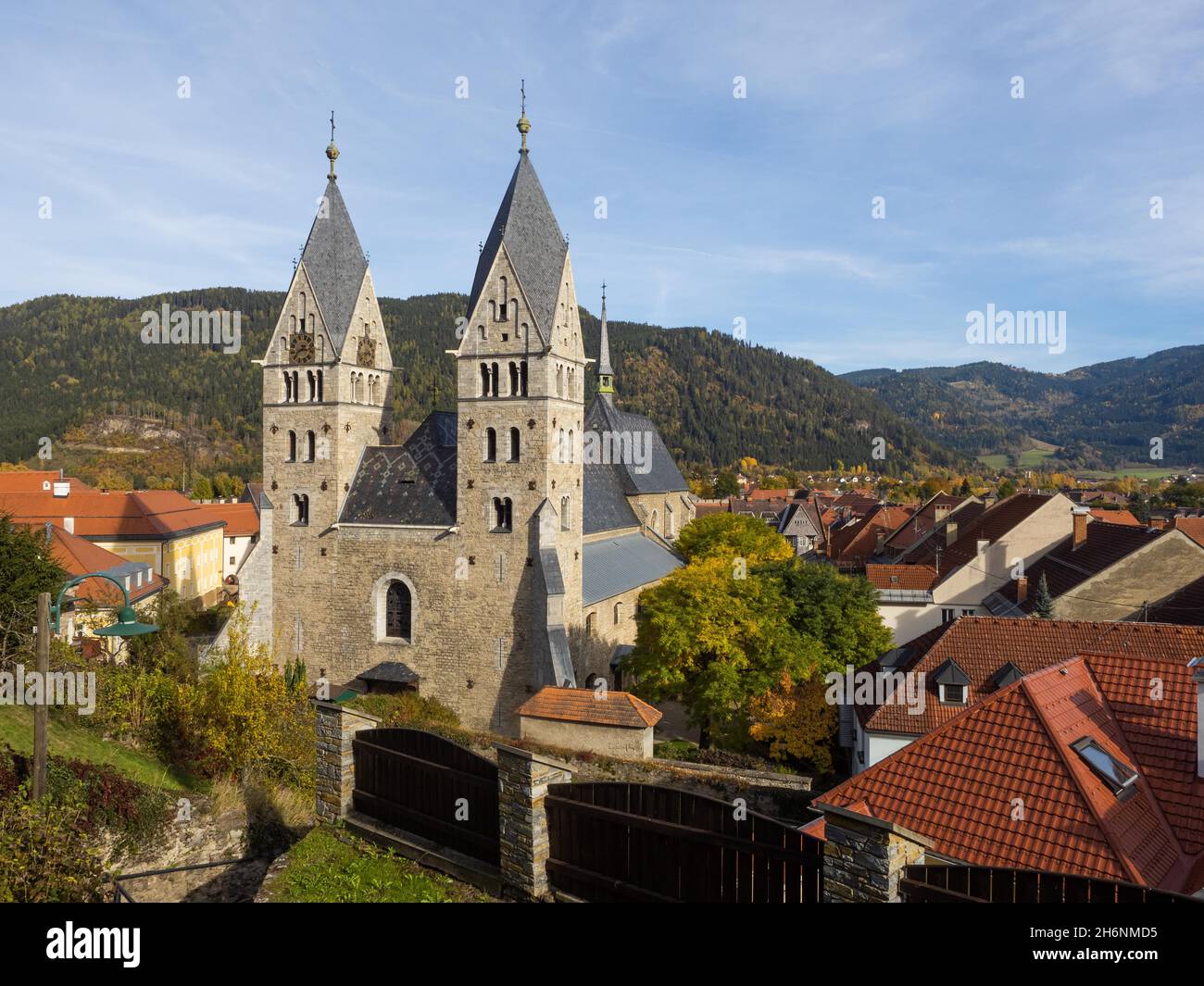 St. Bartholomew's parish church, Friesach, Carinthia, Austria Stock ...
