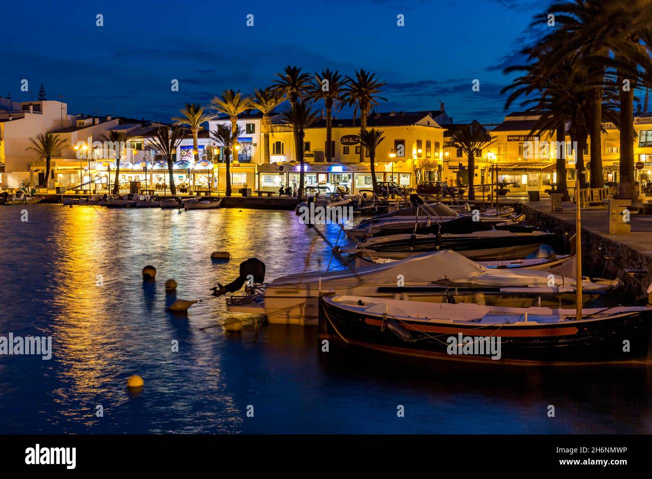 Port of fornells minorca hi-res stock photography and images - Alamy