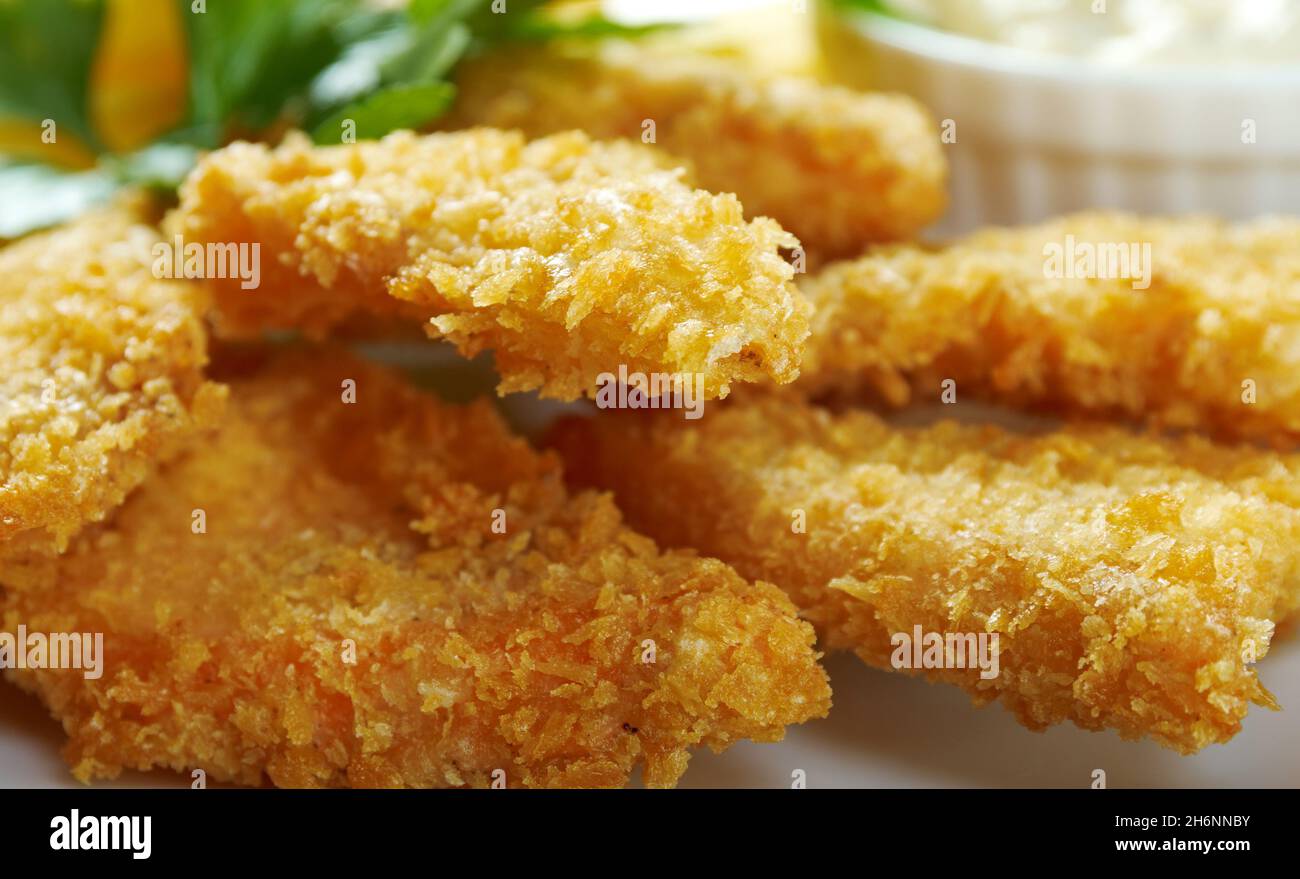 Wiener Backhendl, Viennese fried chicken Stock Photo - Alamy