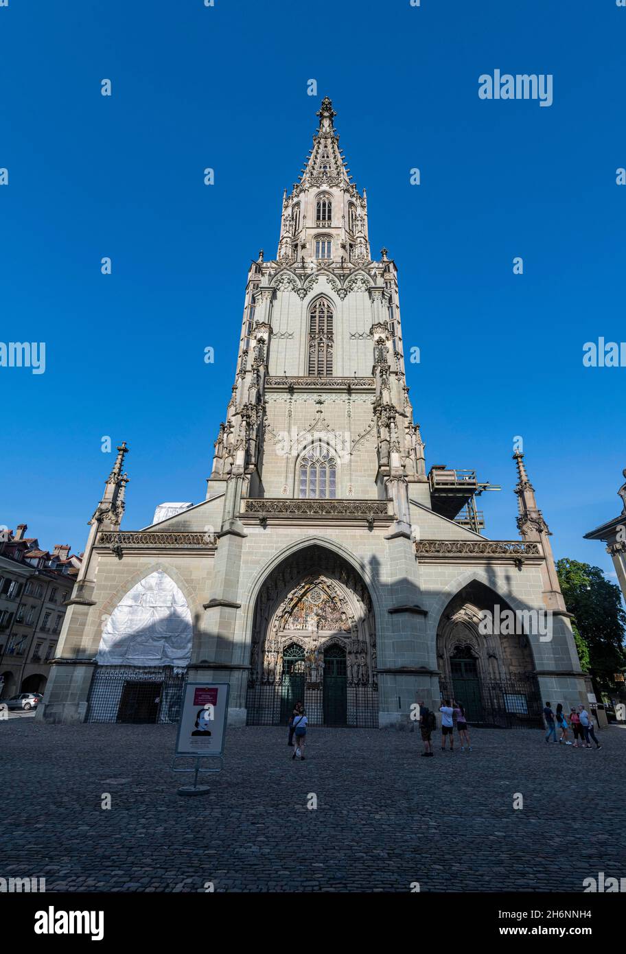 Cathedral, Unesco site Bern, capital of Switzerland Stock Photo - Alamy