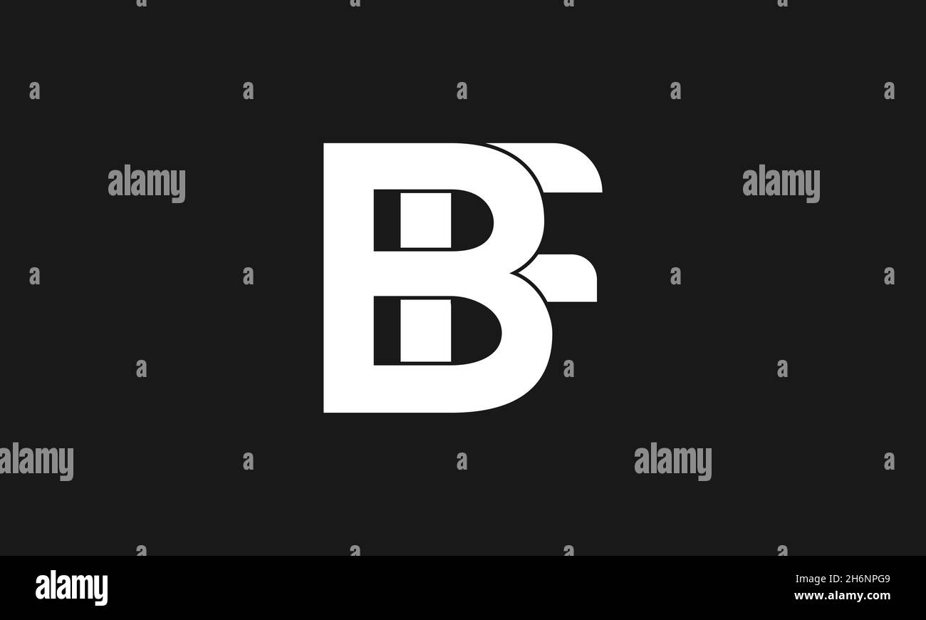 Bold letter logo BF or FB - Initial vector design - Premium Icon, Logo vector Stock Vector Image ...