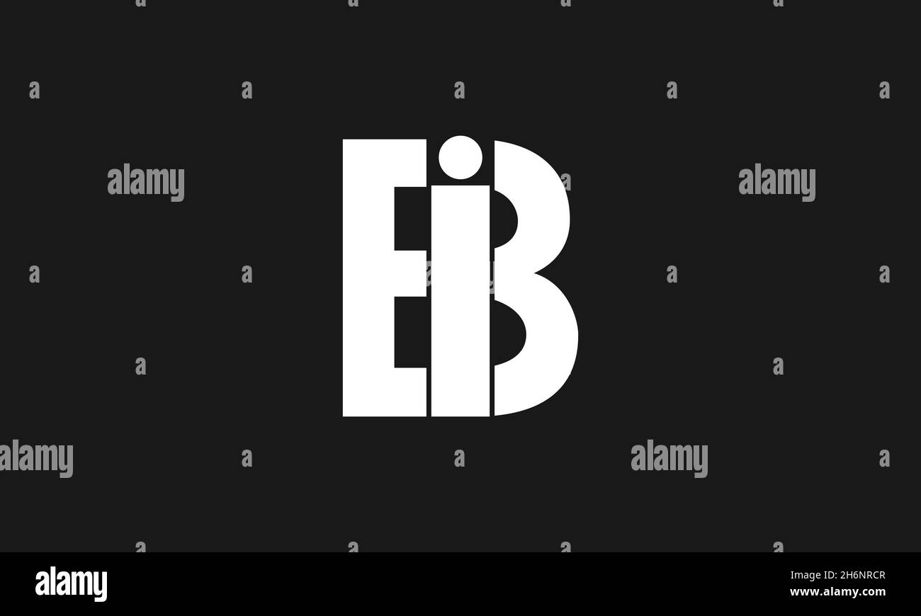 Bold letter logo BI or IB - Initial vector design - Premium Icon, Logo ...