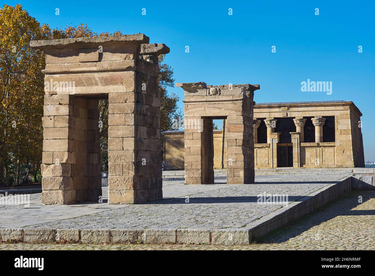 Temple of Debod at daylight. Madrid, Spain Stock Photo - Alamy