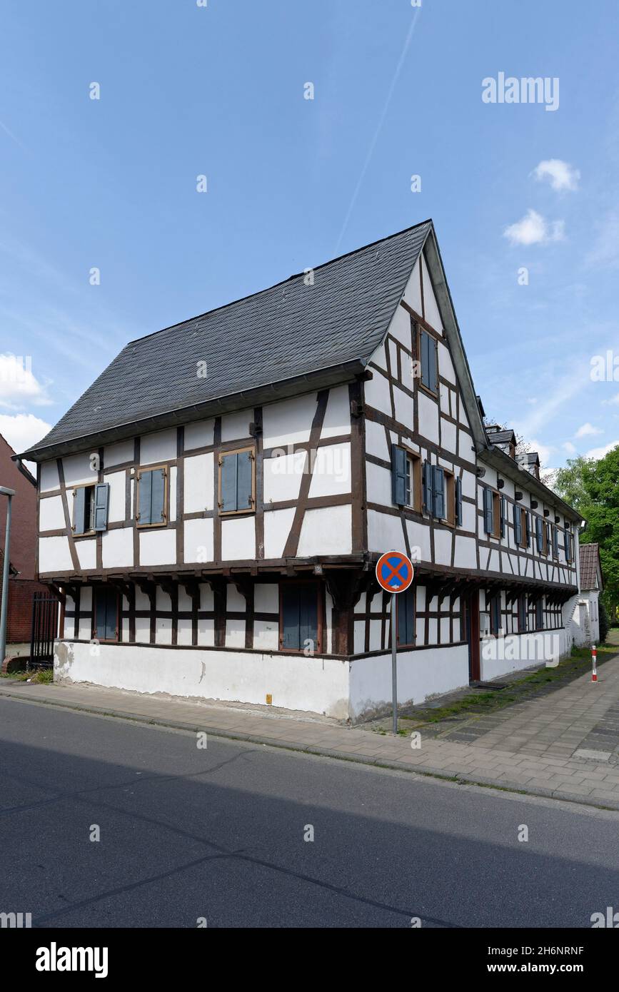 The white house, Niederembt, Elsdorf, distict Rhine Erft, NRW, Germany ...