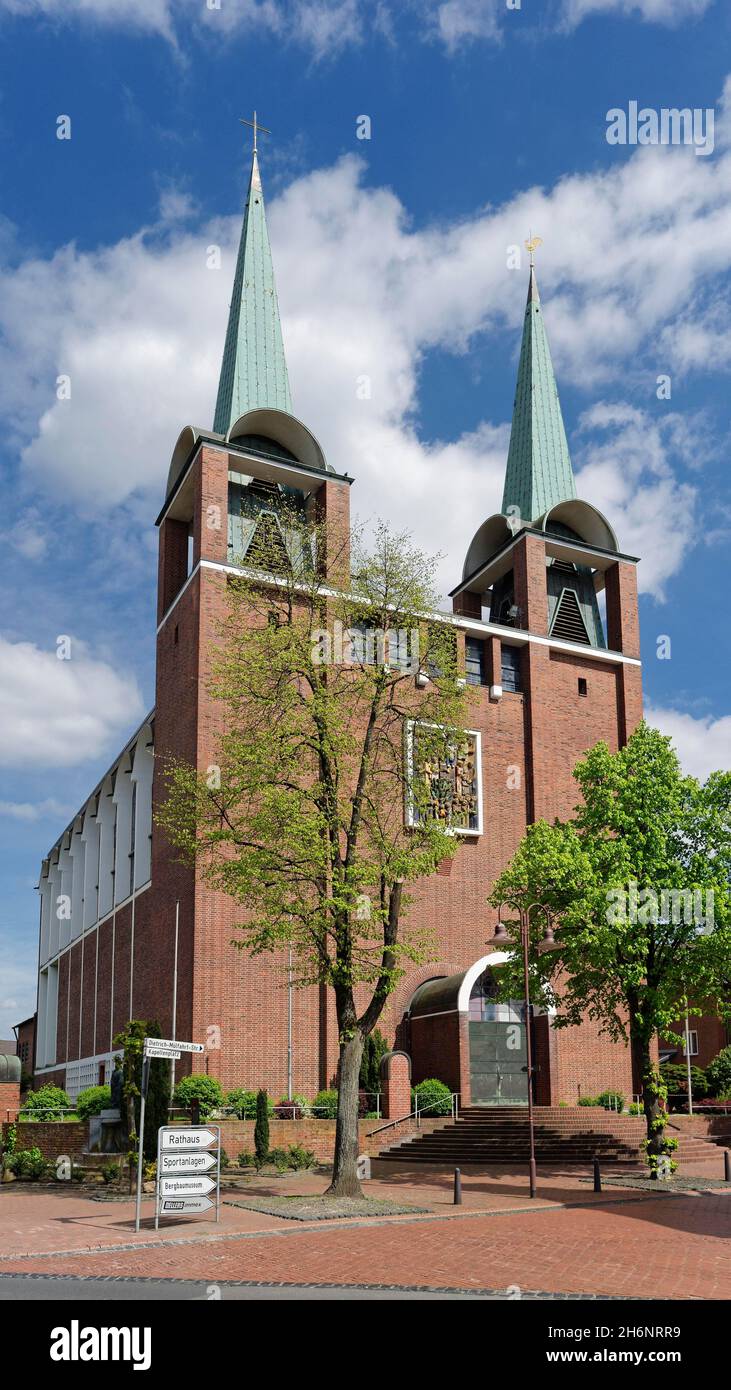 Church St.Martin in Aldenhoven, Aldenhoven, Dueren, NRW, Germany Stock ...