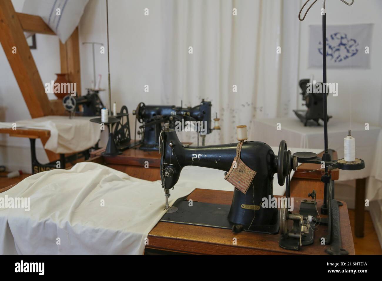 Weaving and local history museum, sewing machine, Laichingen, Baden ...