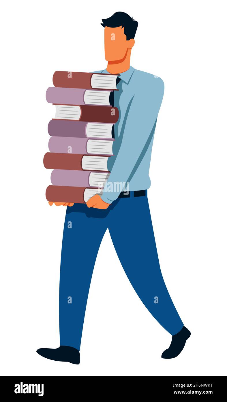 Accounting office man concept Cut Out Stock Images & Pictures - Alamy