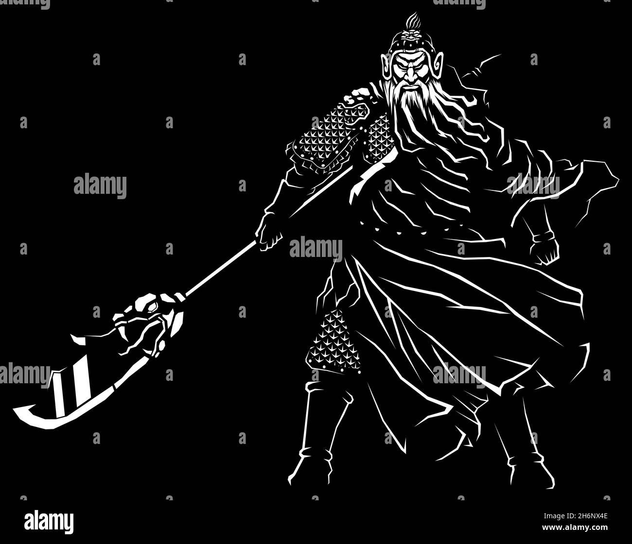 Chinese war art Stock Vector Images - Alamy