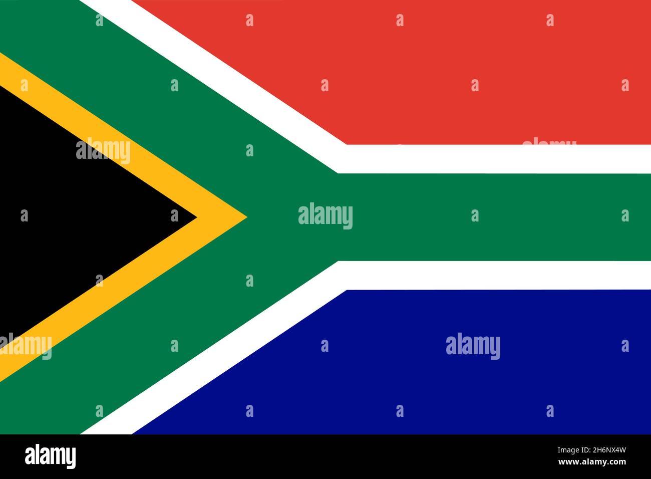 Abstract Flag of South Africa. Vector illustration Stock Vector Image ...