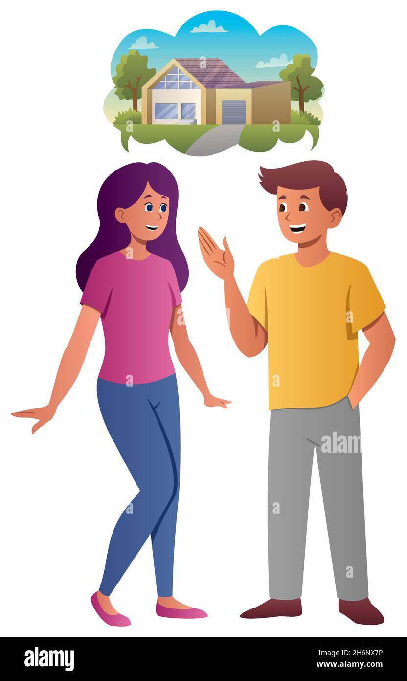 Making Plans Together Stock Vector Image & Art - Alamy