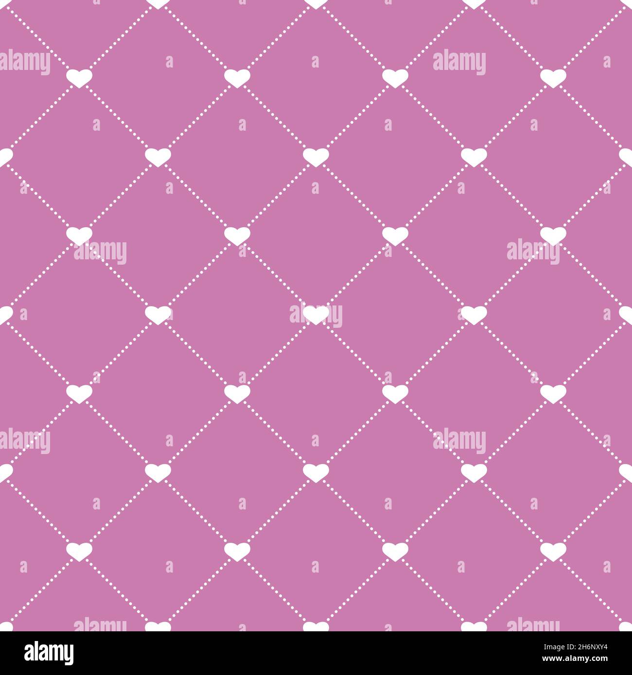 vector pattern heart symbol, diagonal pattern cell Stock Vector Image ...