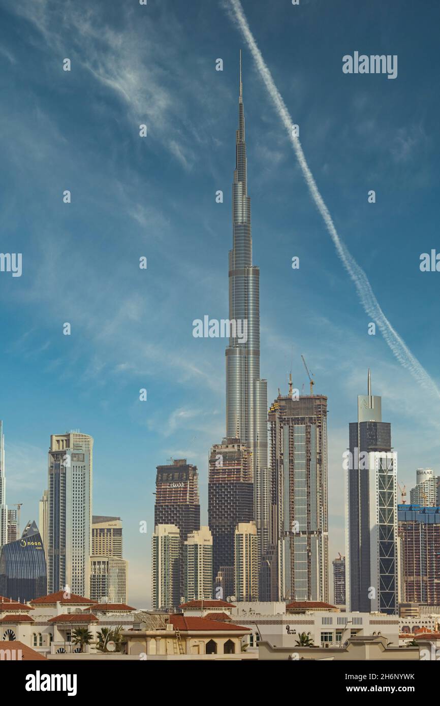 Burj Khalifa Dubai city UAE Stock Photo - Alamy