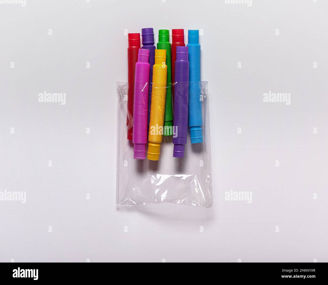 Bunch of new straight red, blue, pink, purple, green and yellow pop ...