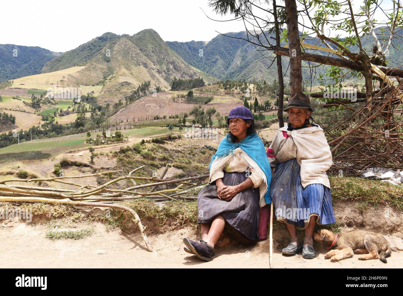 EQUATOR. IN THE MOUNTAINS NEAR IBARA, IN THE NORTH OF THE COUNTRY. OLD ...