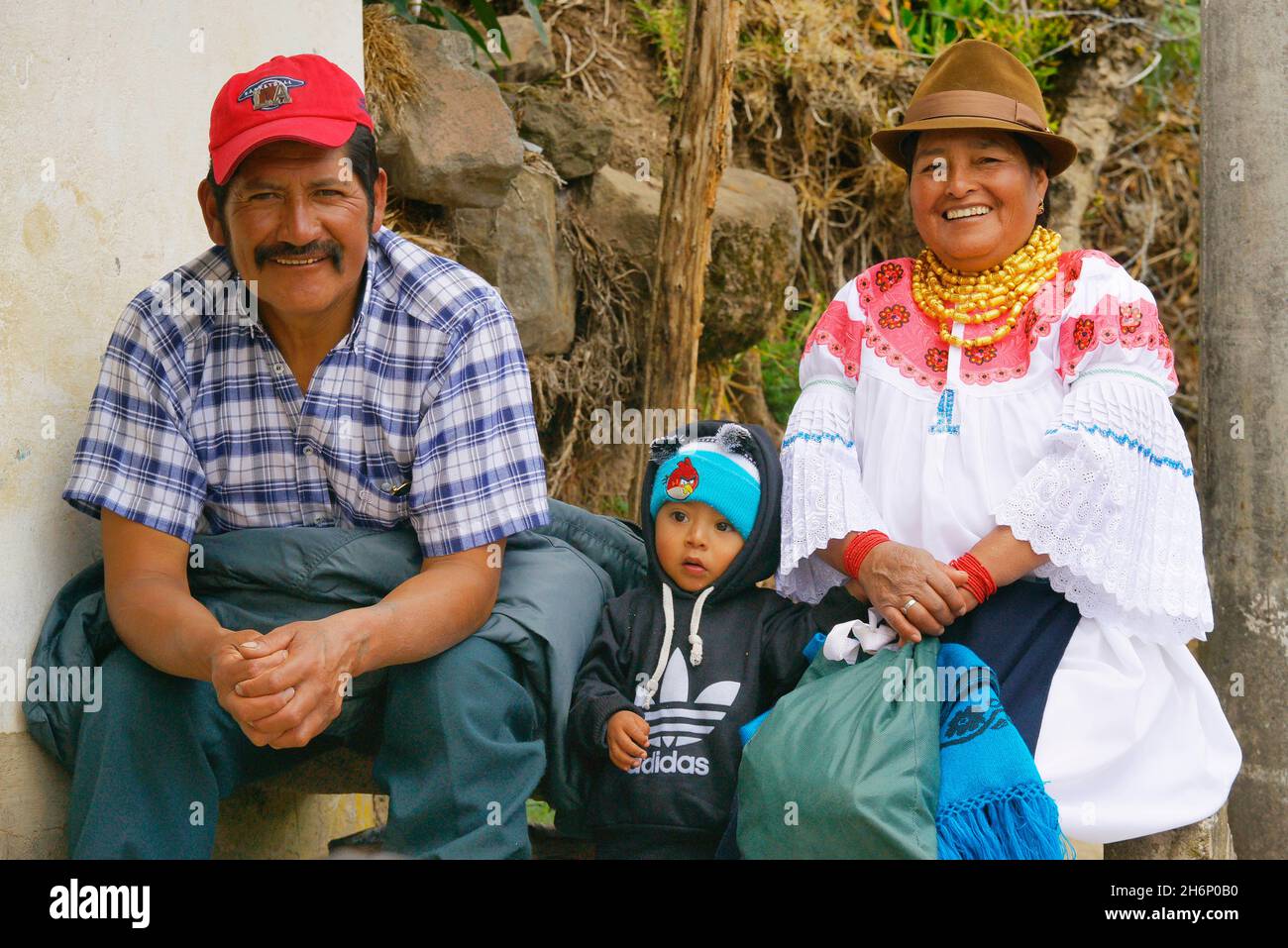 EQUATOR. IN THE MOUNTAINS NEAR IBARA, IN THE NORTH OF THE COUNTRY ...