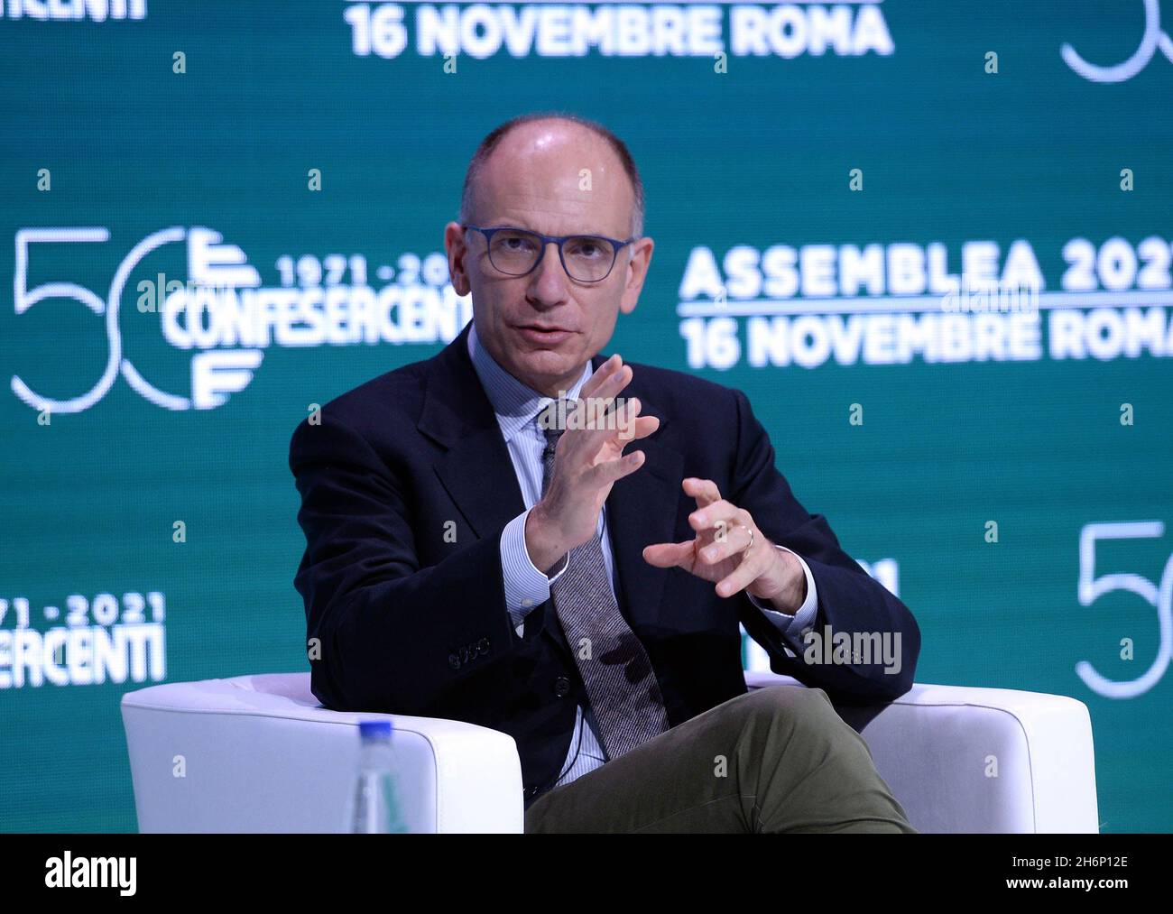 Enrico letta secretary pd hi-res stock photography and images - Alamy