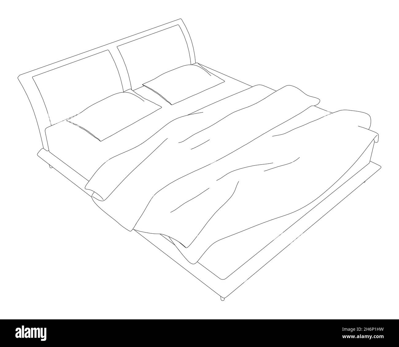 Line Drawing Bedding