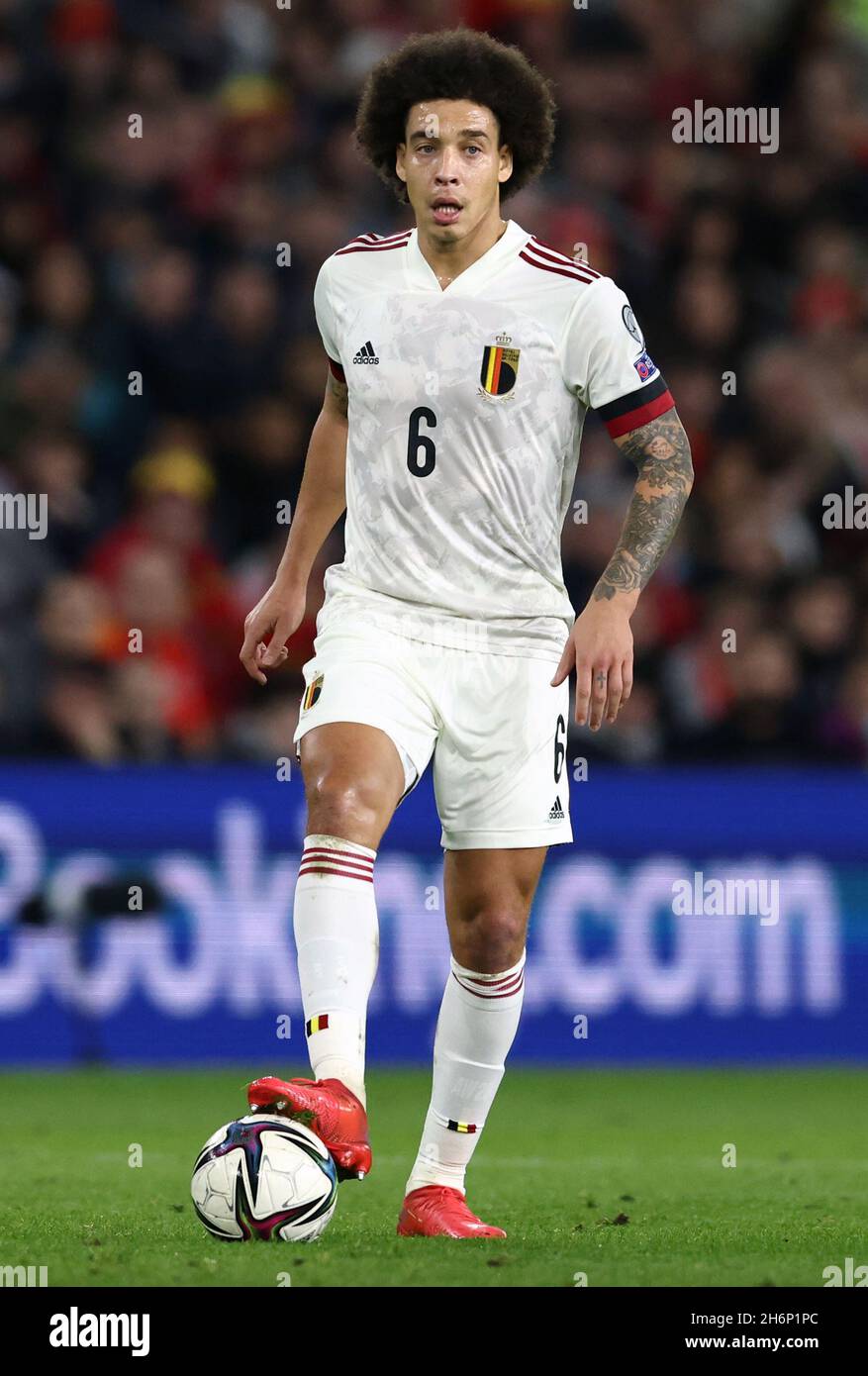 Cardiff, Wales, 16th November 2021. Axel Witsel of Belgium during the ...