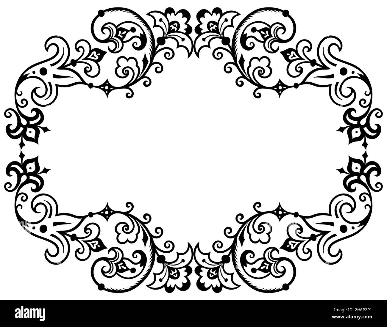 Vintage Floral Border Vector Free Vintage Flower Border PNG