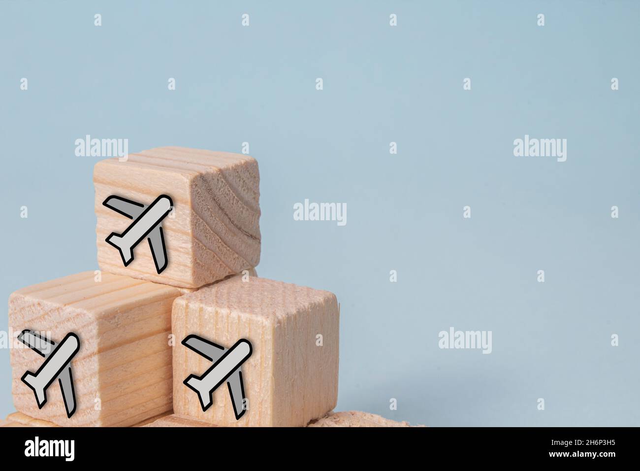 Wooden airplane parts hi-res stock photography and images - Alamy