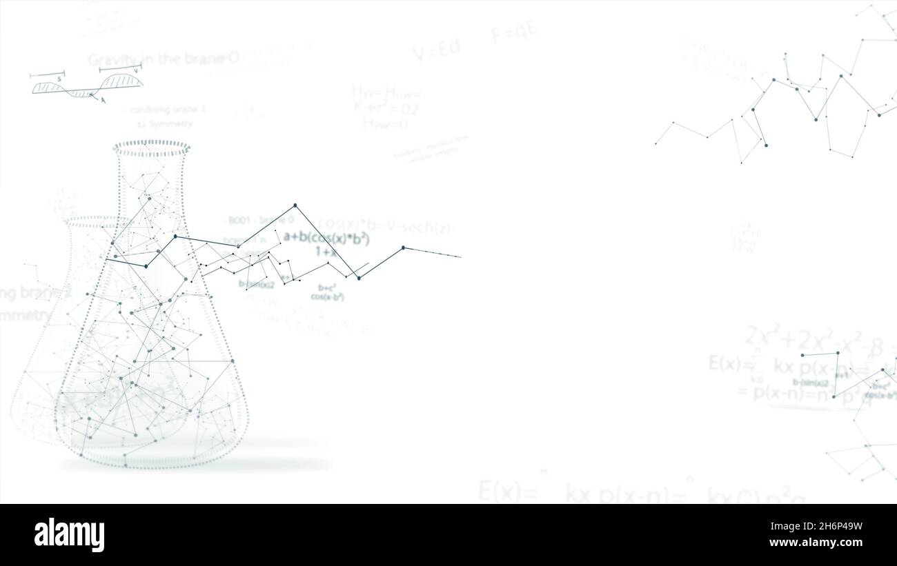 Chemical analysis laboratory background with copy space Stock Photo - Alamy
