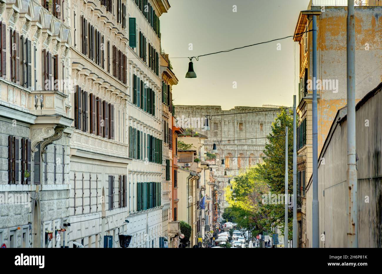 Rome cityscape, HDR Image Stock Photo - Alamy