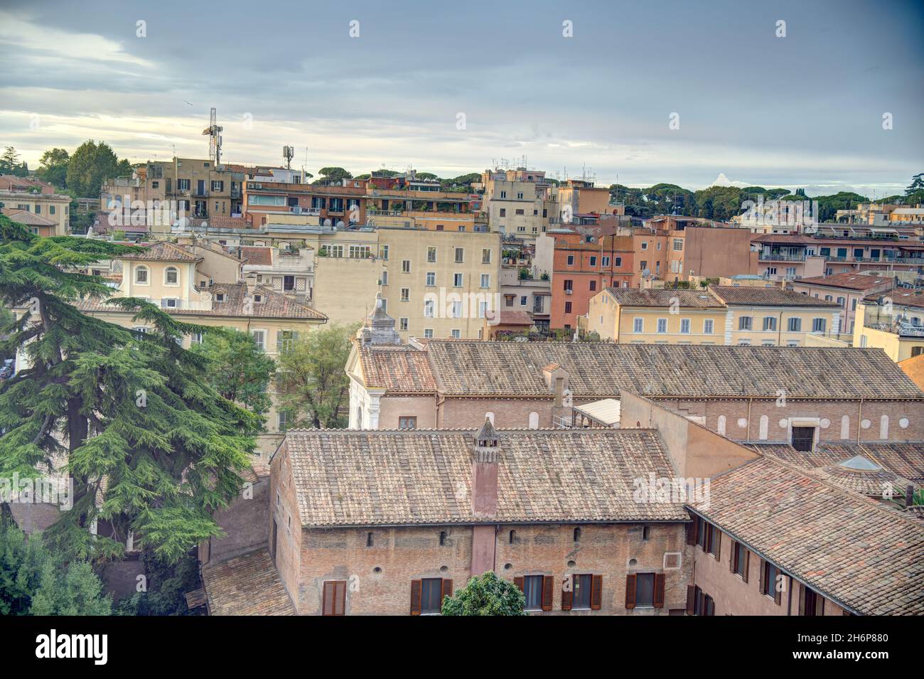 Rome cityscape, HDR Image Stock Photo - Alamy