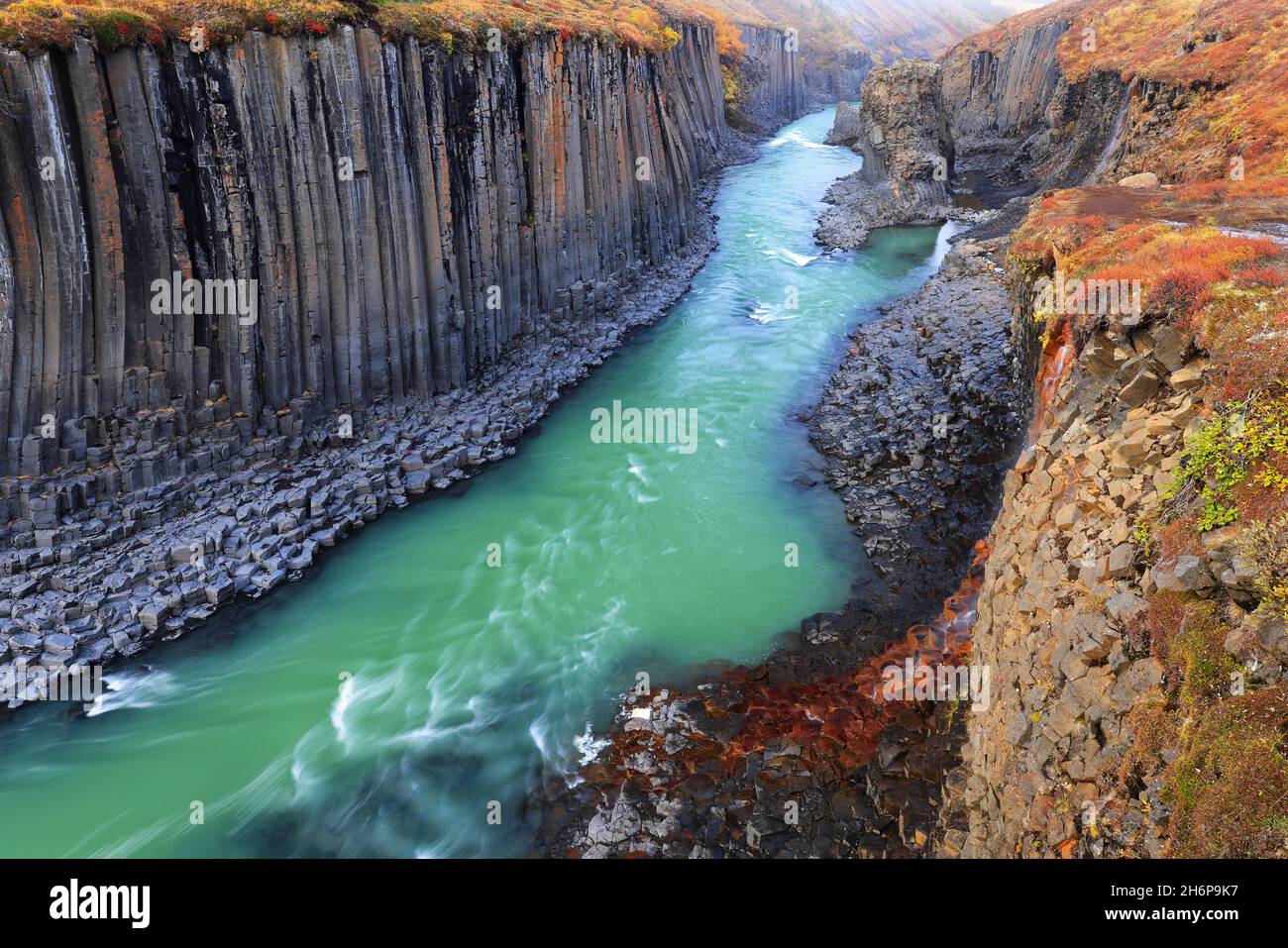 Studlagil basalt canyon in iceland hi-res stock photography and images ...