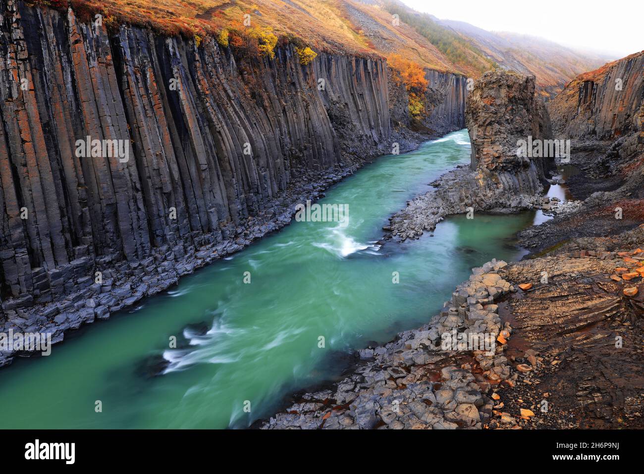 Studlagil basalt canyon in iceland hi-res stock photography and images ...