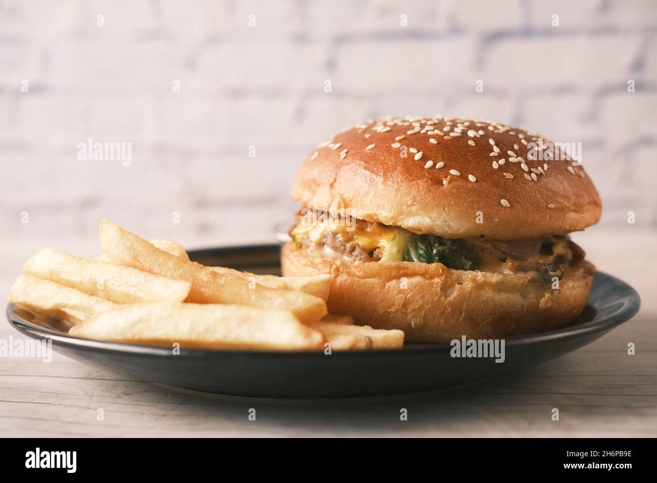 Junk foods table hi-res stock photography and images - Alamy