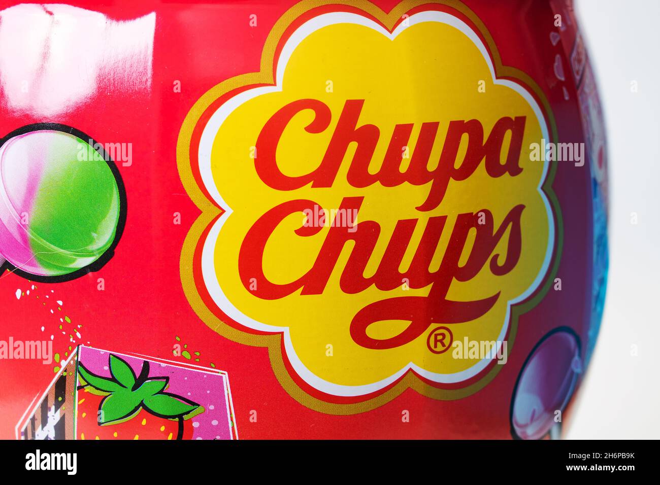 Red chupa chups hi-res stock photography and images - Alamy