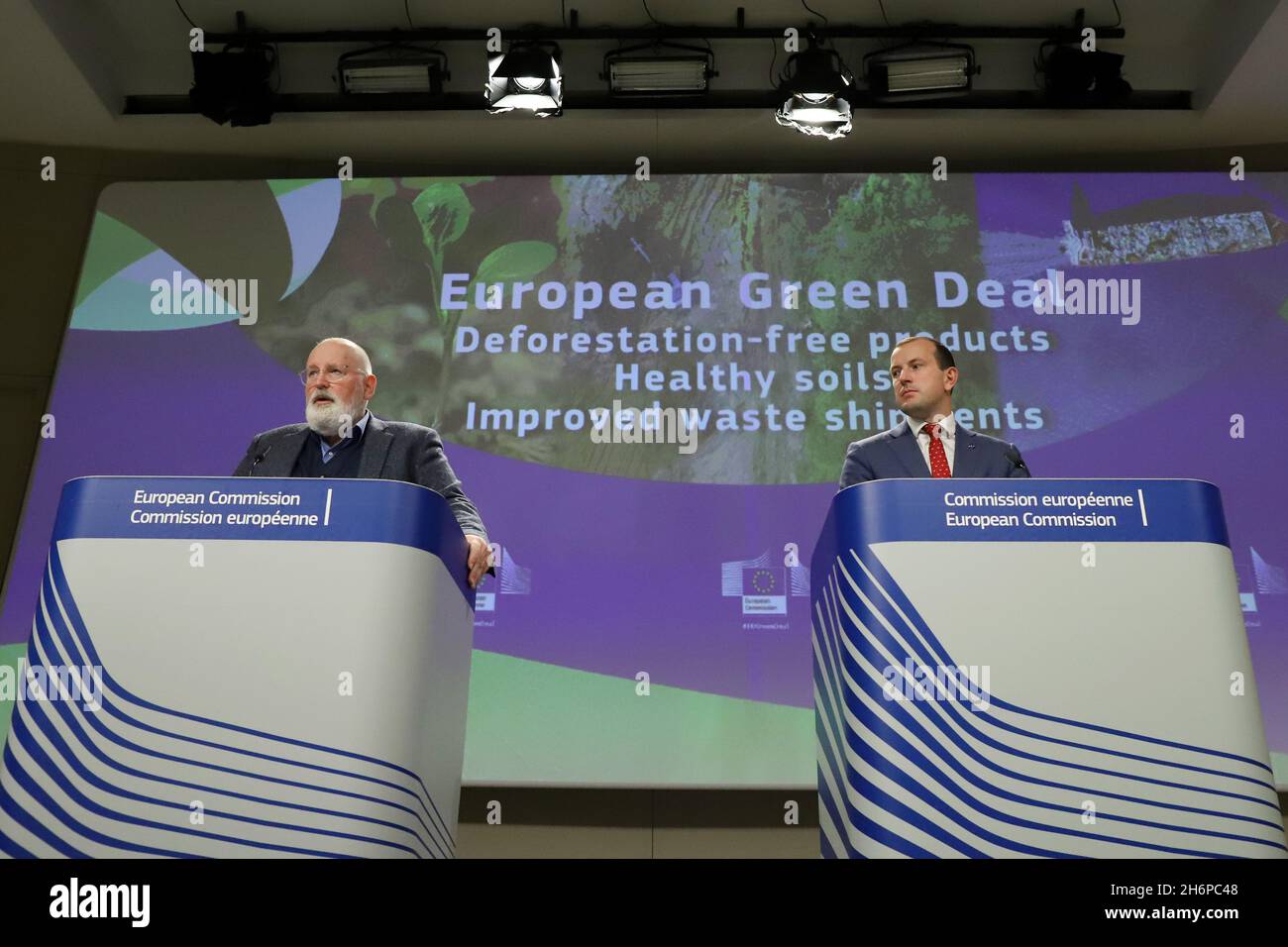 Brussels, Belgium. 17th Nov, 2021. European Commission Vice-President ...