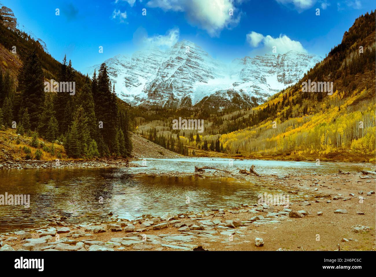Maroon Bells, Aspen, Colorado Stock Photo - Alamy
