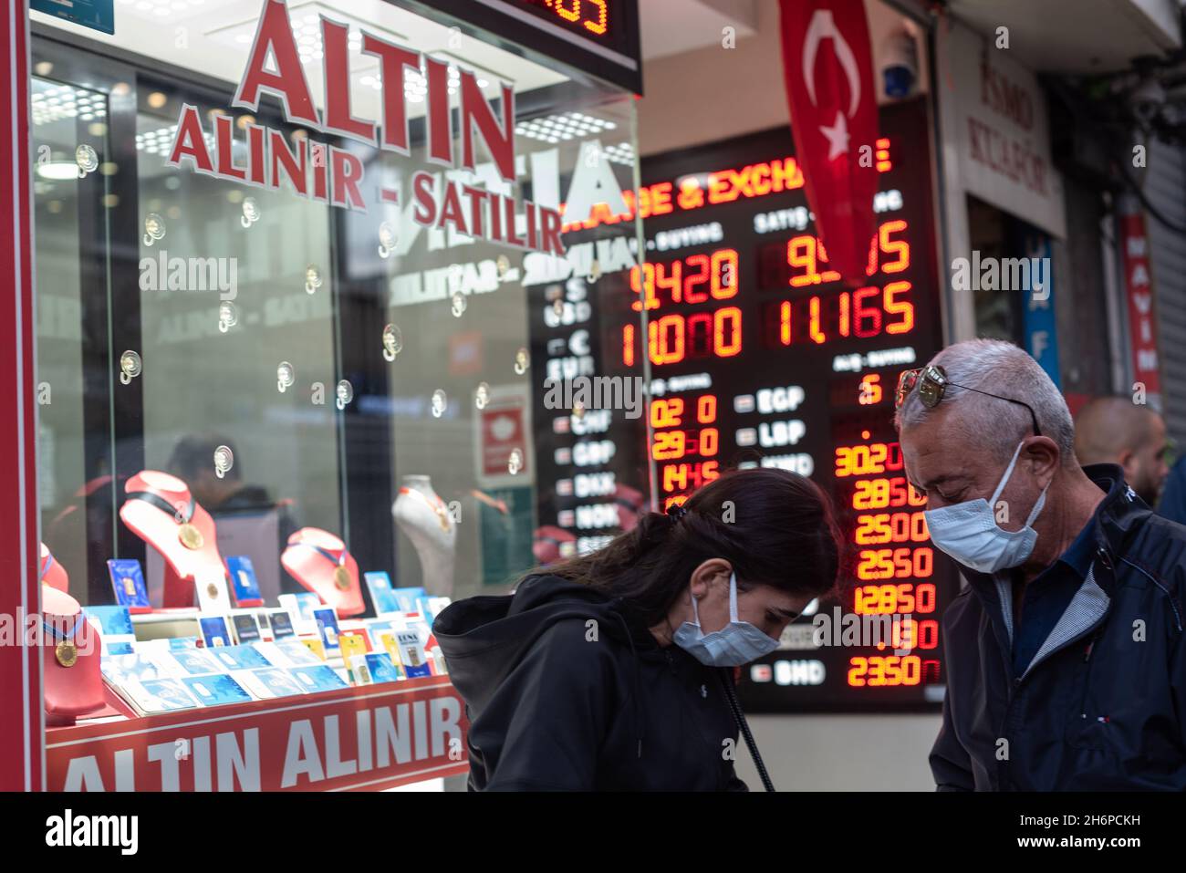 ISTANBUL, TURKEY - Nov 14, 2021: Istanbul, Turkey. October 29th ...