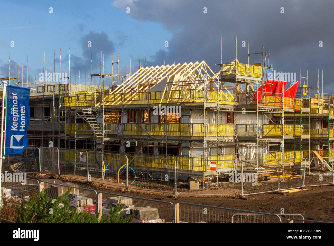 Keepmoat Homes property developers, development stages of construction ...