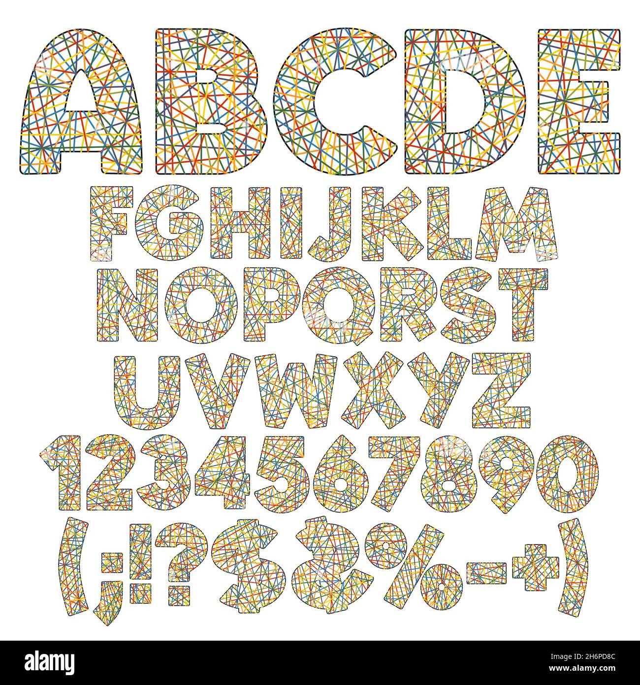 Vintage set of threads Stock Vector Images - Alamy