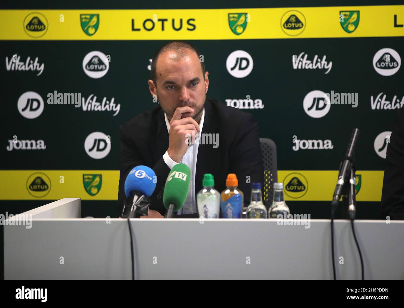 Norwich City sporting director Stuart Webber during a press conference ...