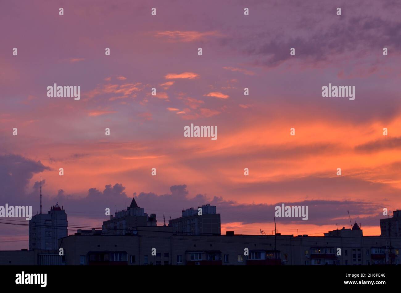 Violet buildings hi-res stock photography and images - Alamy