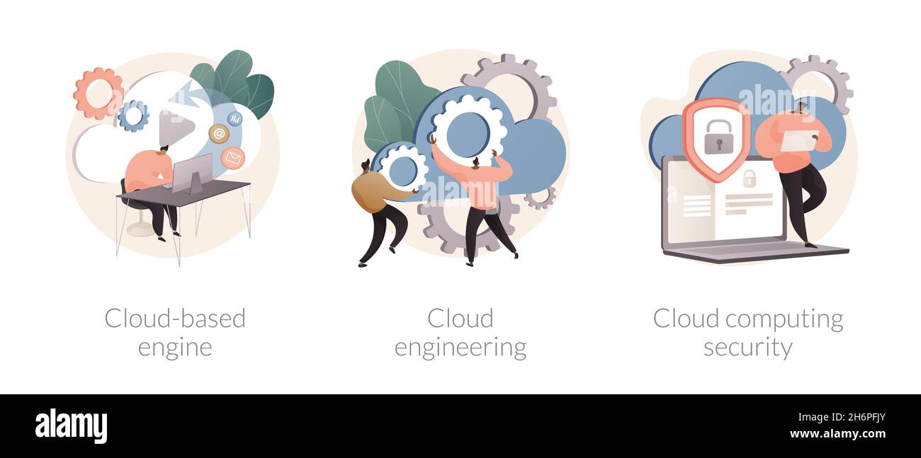 Data storage abstract concept vector illustrations Stock Vector Image ...