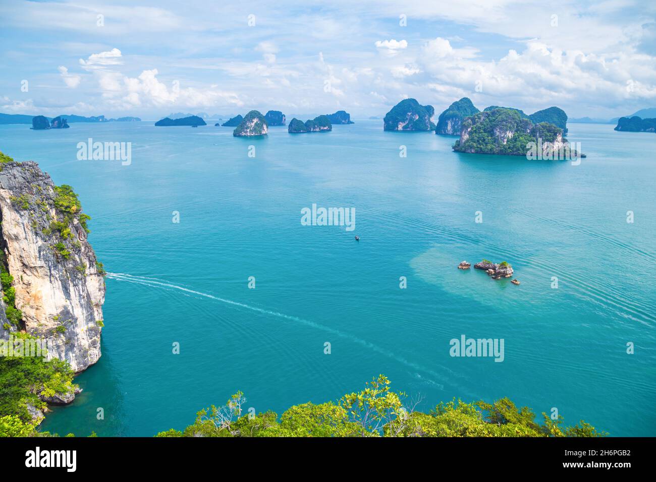 Koh Hong island view point to Beautiful scenery view 360 degree at ...