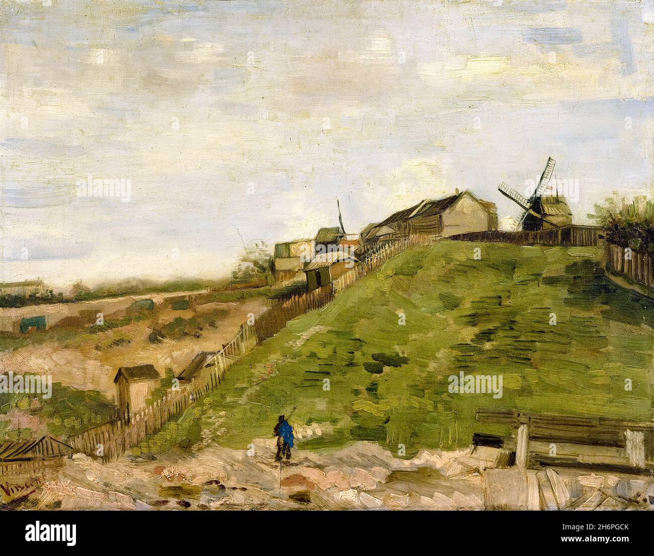 Vincent van Gogh, The Hill of Montmartre with Stone Quarry, landscape ...