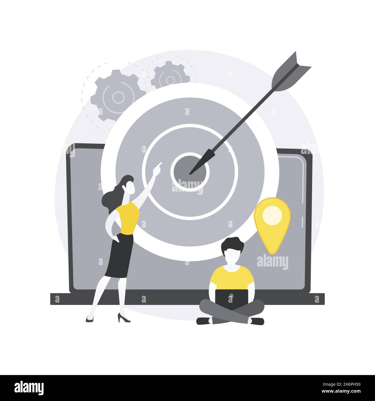 Target audience abstract concept vector illustration Stock Vector Image ...
