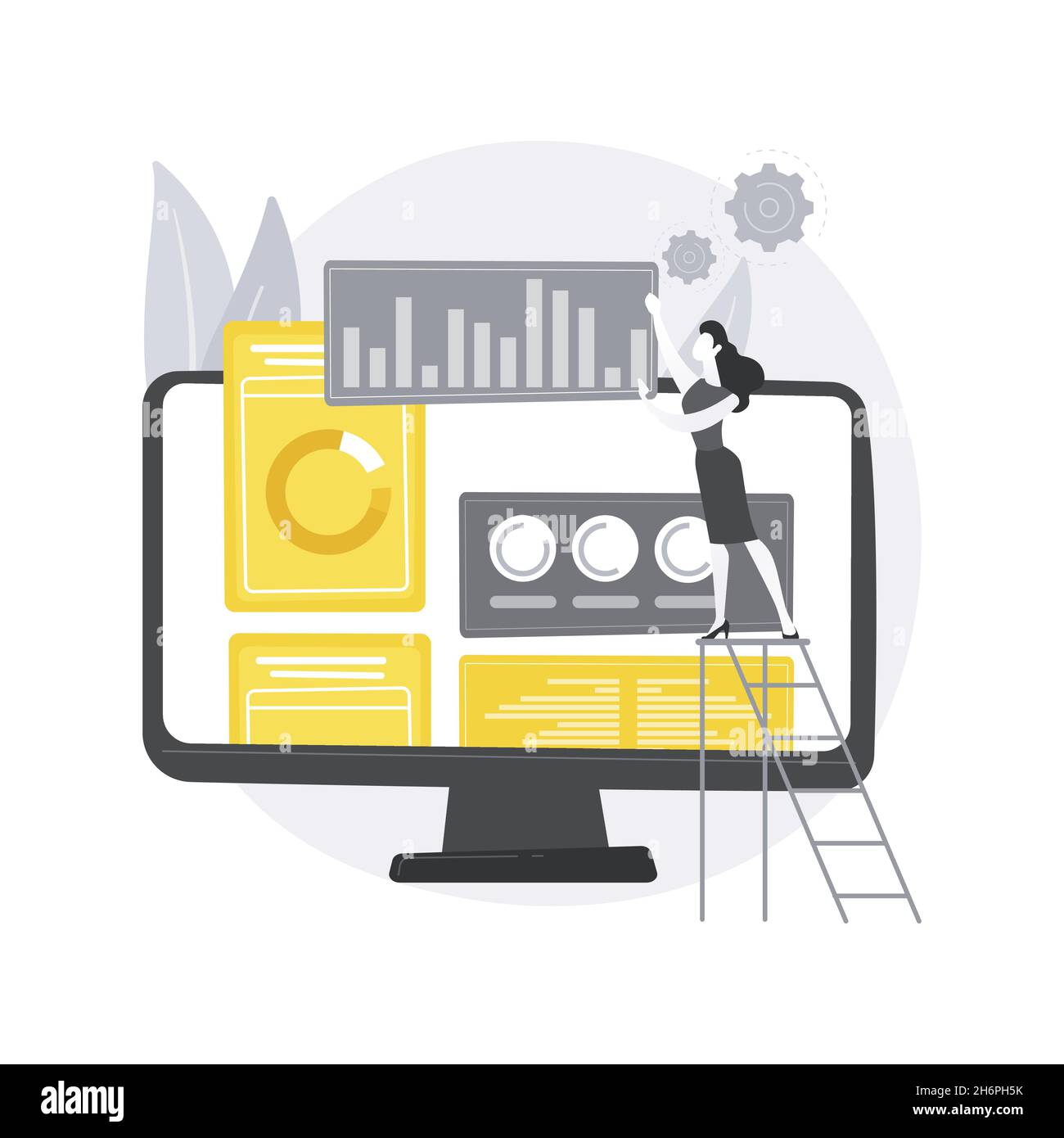 Digital marketing strategy abstract concept vector illustration Stock ...