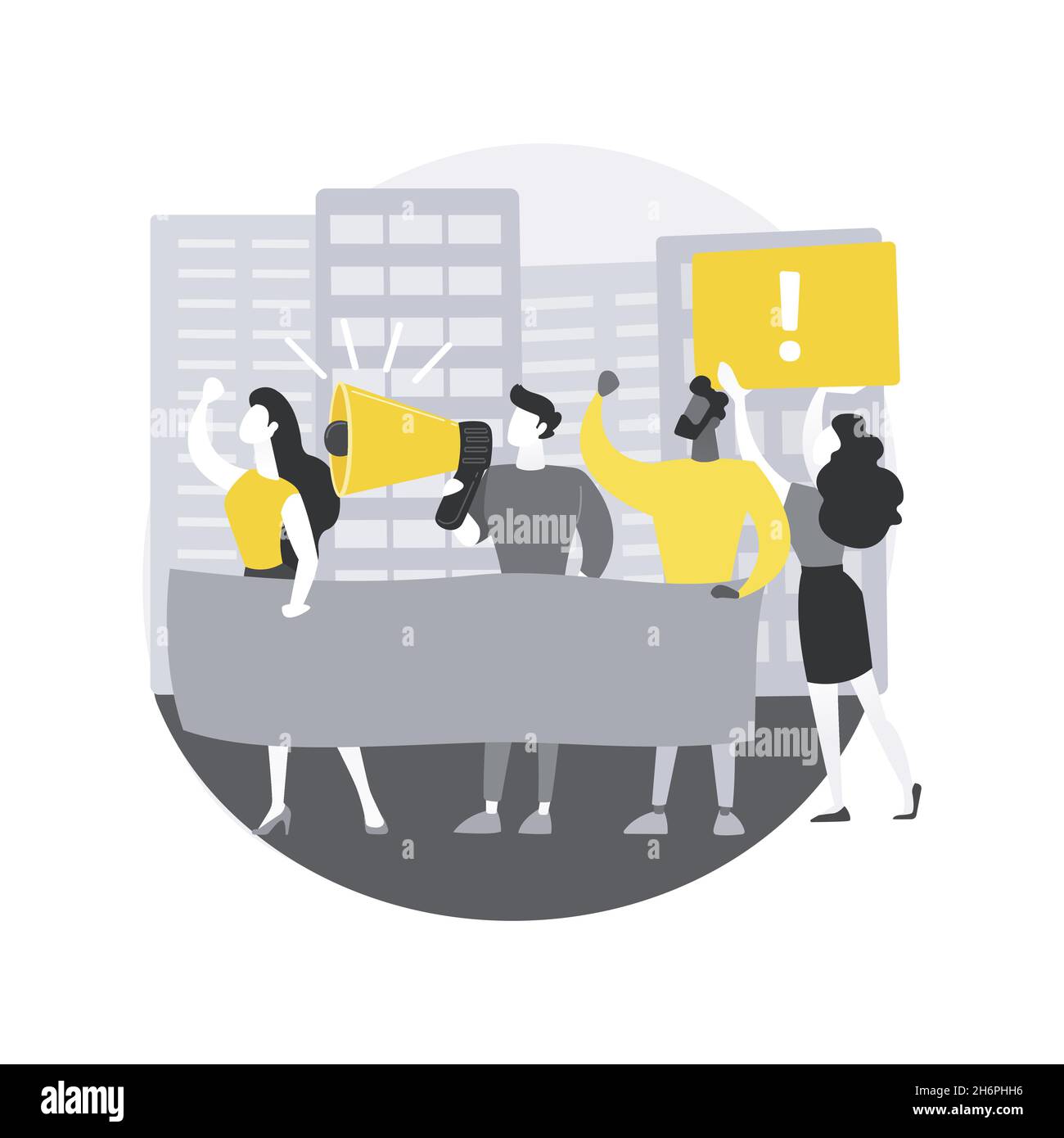 Social movement abstract concept vector illustration Stock Vector Image ...