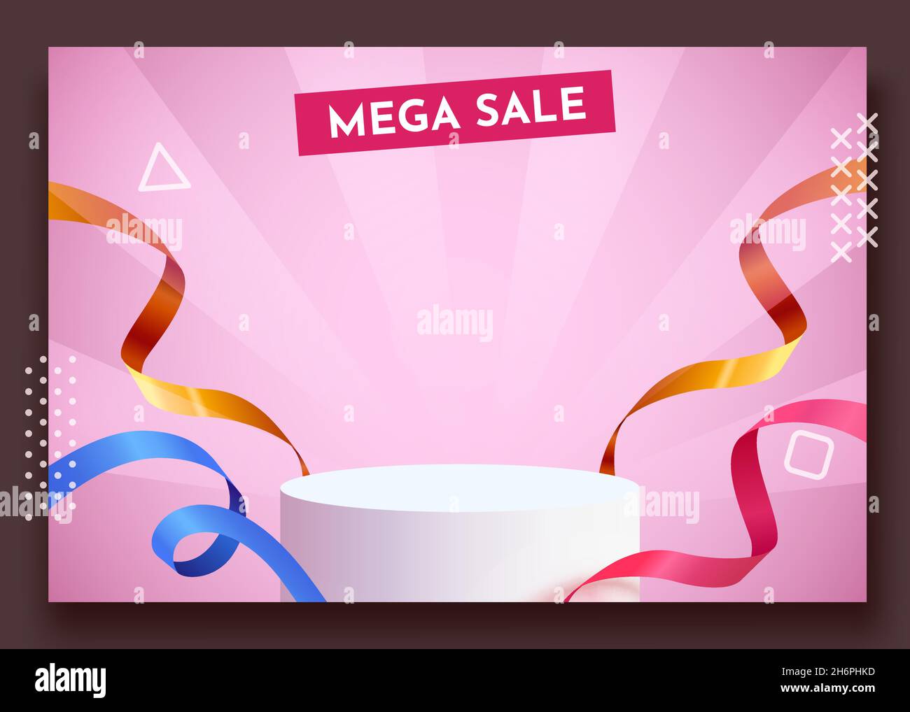 Sale social media post template. Premium product stand. Special offer ...