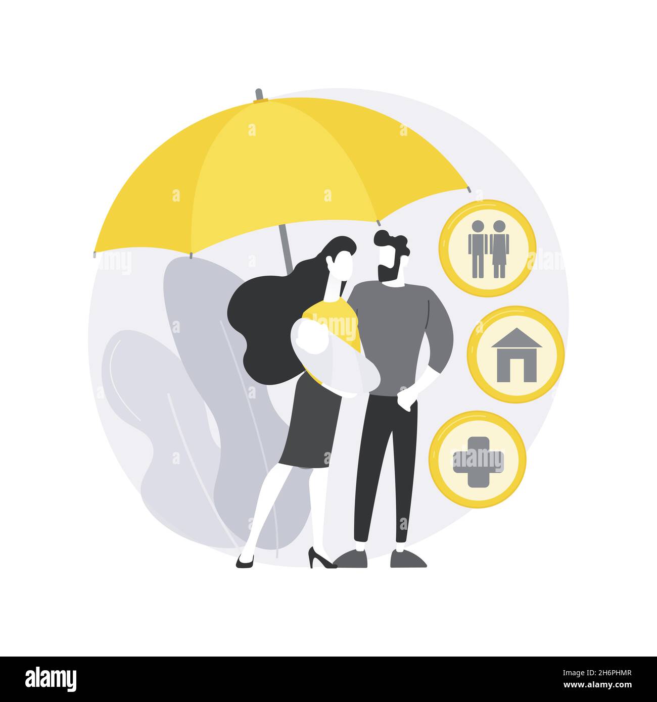 Child protection abstract concept vector illustration Stock Vector ...