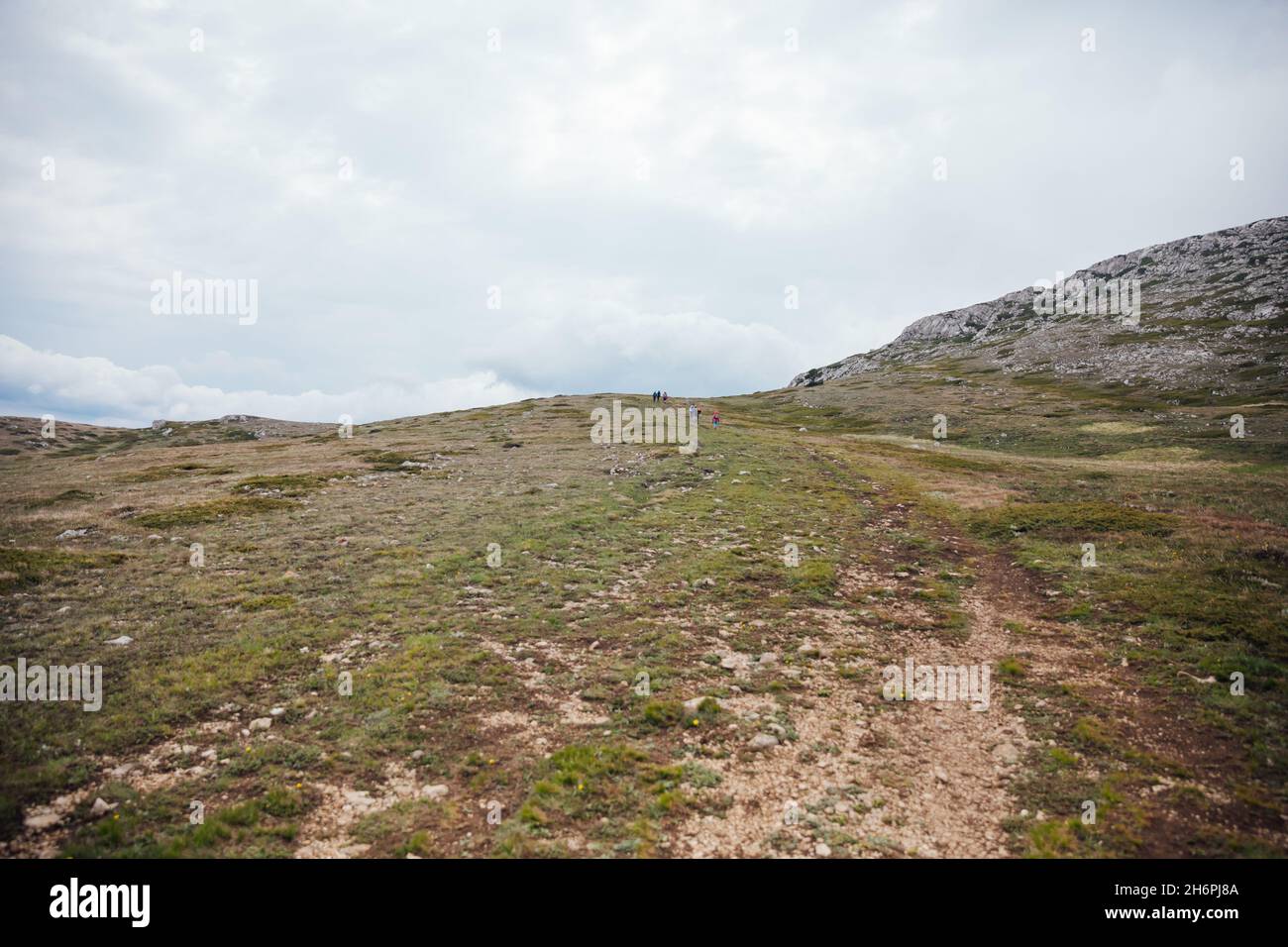 beautiful landscape of a mountain peak without trees Stock Photo - Alamy